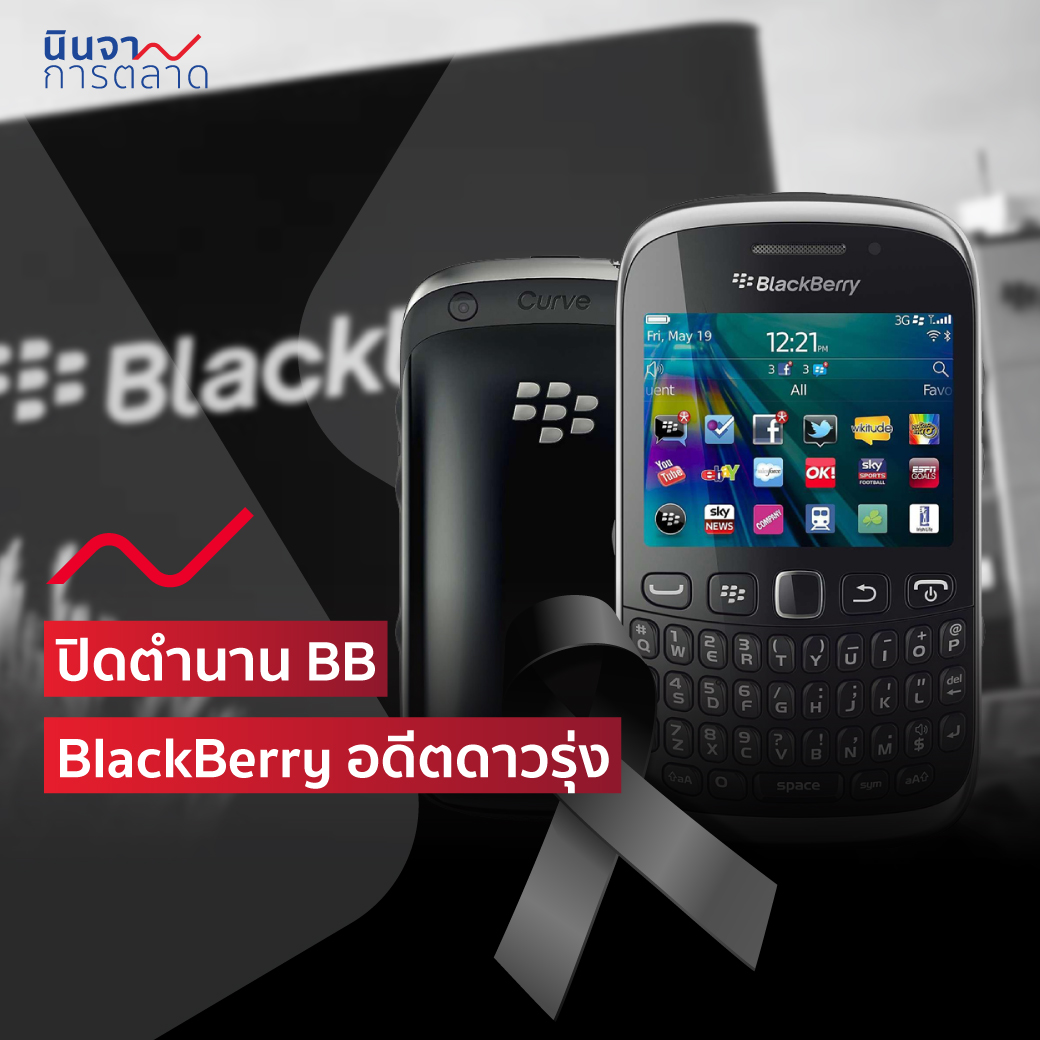 ปิดตำนาน BB BlackBerry อดีตดาวรุ่ง - นินจาการตลาด