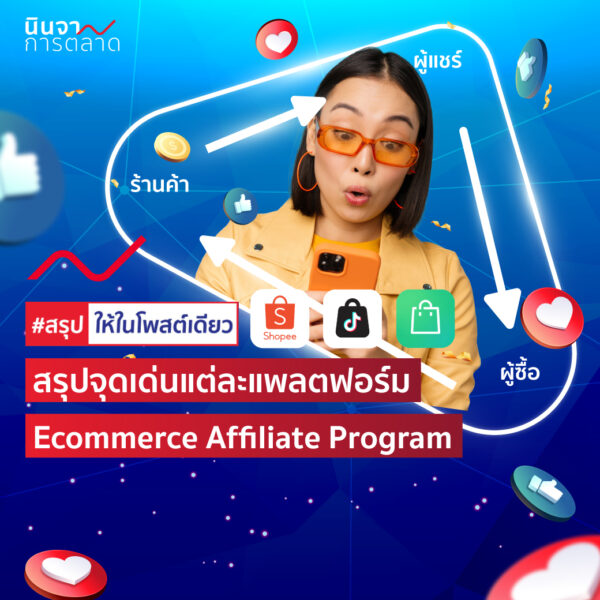 อ่านก่อนเริ่มใช้ กลยุทธ์ Ecommerce Affiliate Program สรุปจุดเด่น แต่ละแพลตฟอร์ม